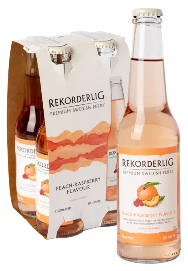 REKORDERLIG PEACH RASPBERRY 330ML NRB | Buy Premium Liquor Online ...